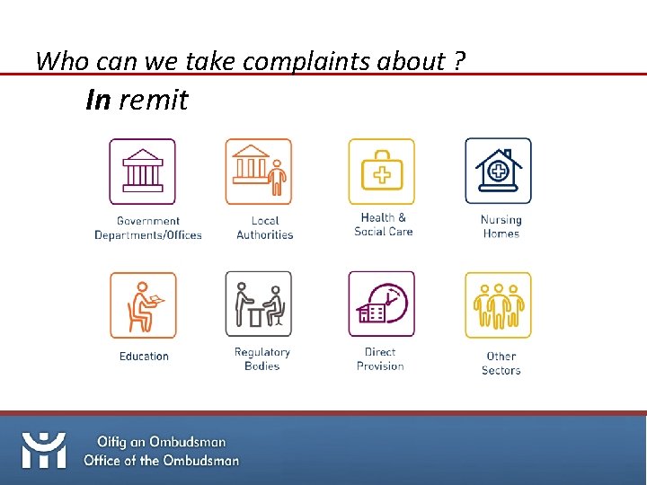 The Role of the Ombudsman Information session for