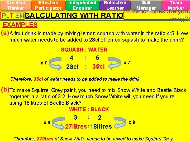 Creative Thinker Effective Participator Independent Enquirer Reflective ...