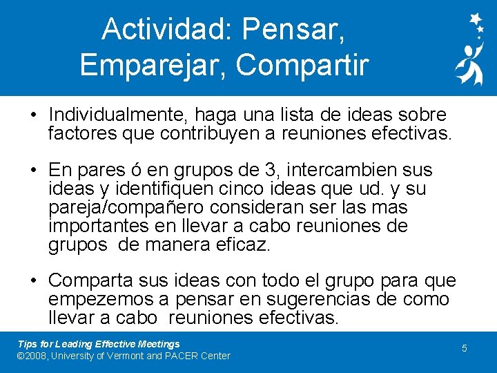 Sugerencias Para Llevar a Cabo Reuniones Eficaces PCL