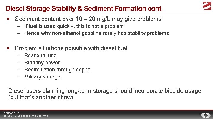 Fuel Stability Diesel Fuel Oil NEW DIMENSION LOGISTICS