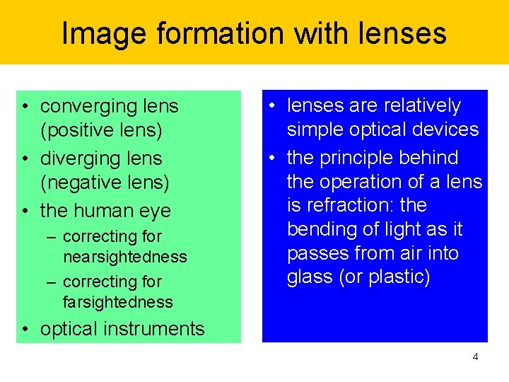 L 31 Light and Optics3 Images formed by