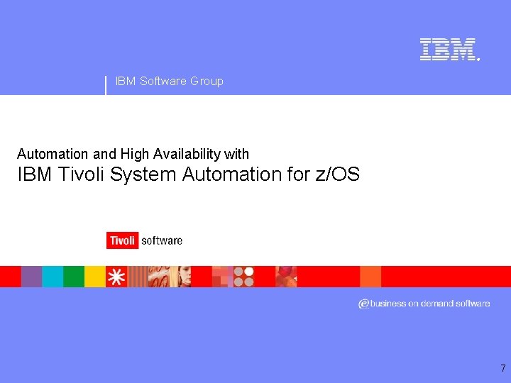 IBM Software Group Overview and Direction of the