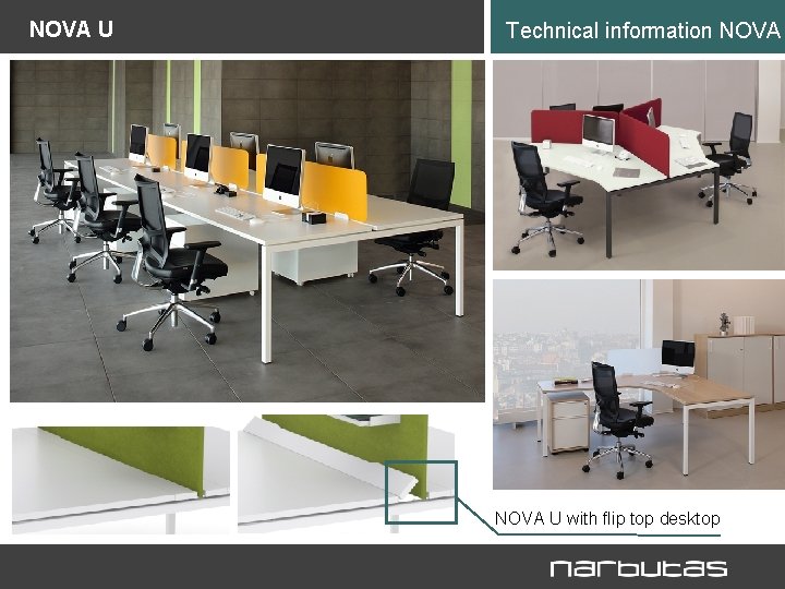 NOVA DESK RANGE NOVA desk range Technical information