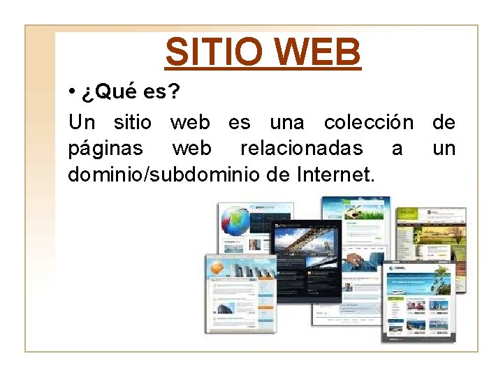 Clase 5 Sitio Web caractersticas ejemplos lectura y