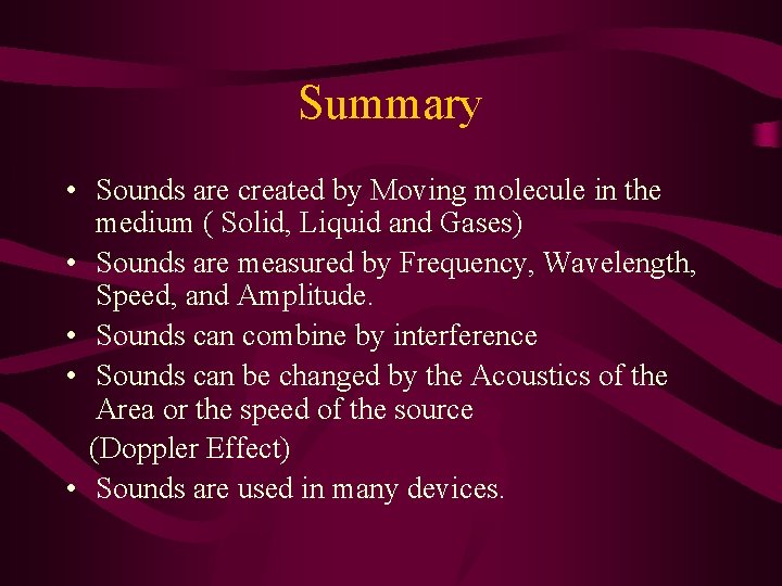 Sound How are sounds Classified How are sounds