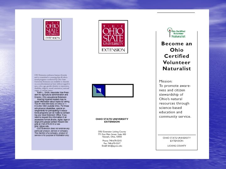 OHIO CERTIFIED VOLUNTEER NATURALIST PROGRAM OCVN Howard J