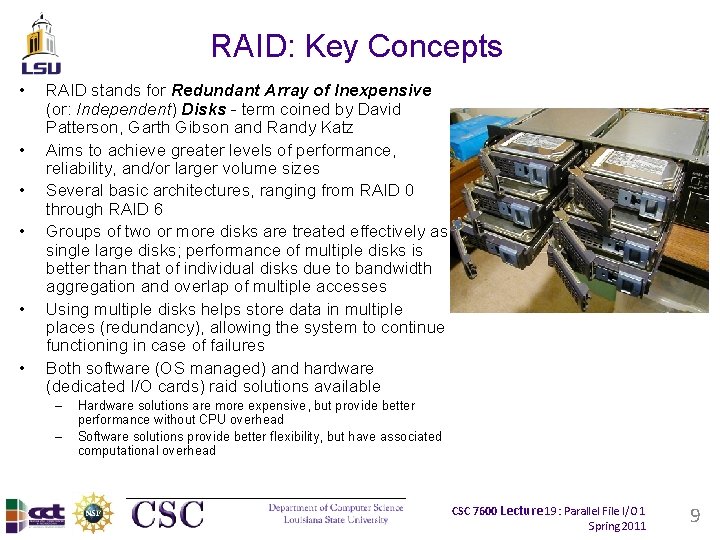 Prof Thomas Sterling Chirag Dekate Department of Computer