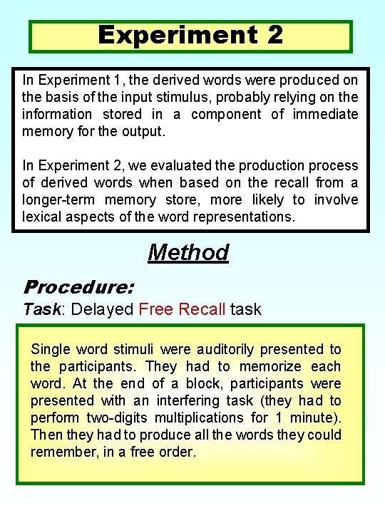 Introduction Current models of spoken word production often