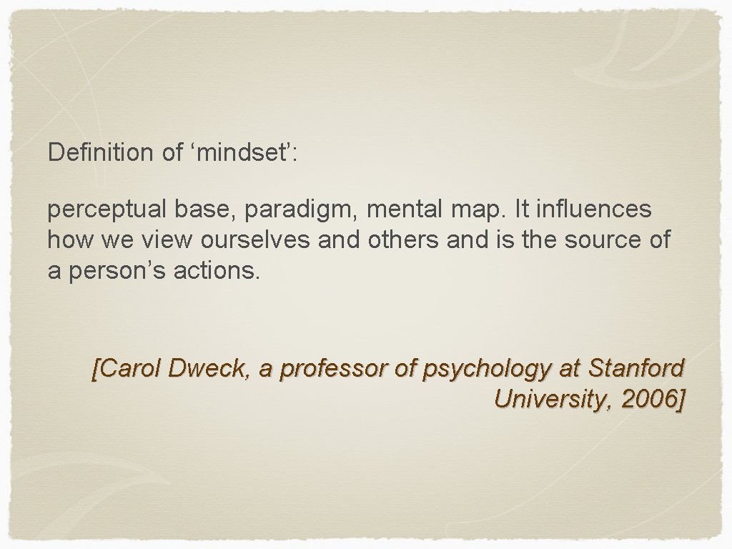 Ada Apa Dengan Mindset Definition of mindset perceptual