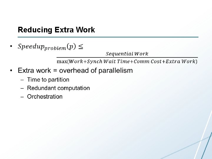 Programming for performance Inf2202 Concurrent and System Level