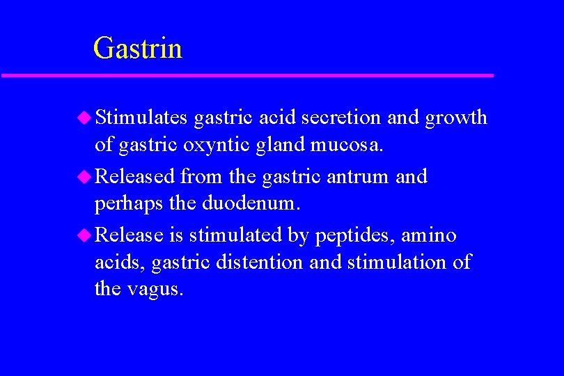 General Intestinal Histology Activities of the Gastrointestinal Tract