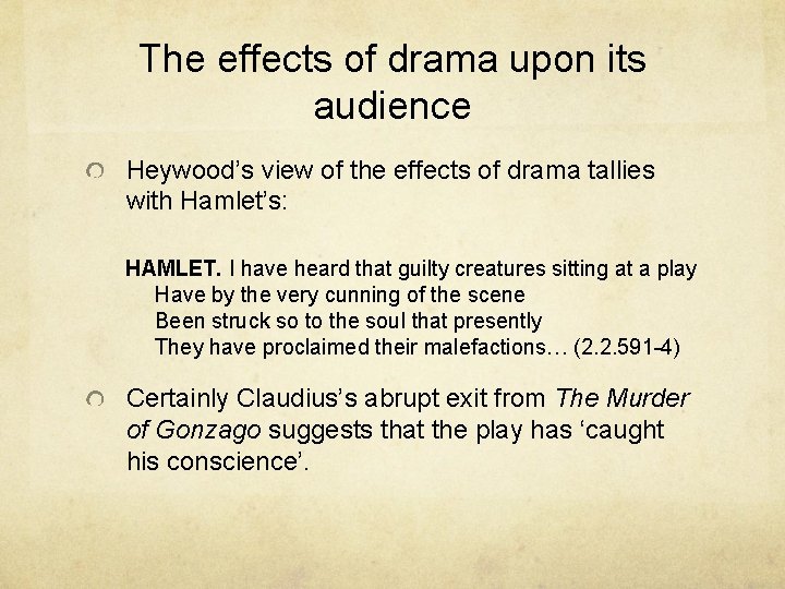 Shakespeare and Metatheatre Elizabethan anxiety about theatre New