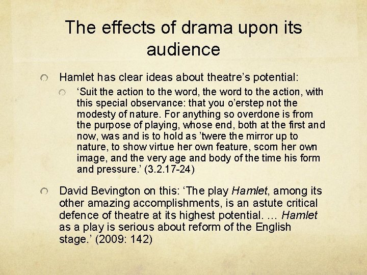 Shakespeare and Metatheatre Elizabethan anxiety about theatre New