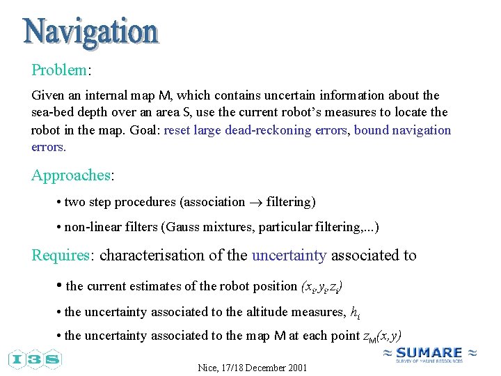 Adaptive Grids For Bathymetry Mapping And Navigation I