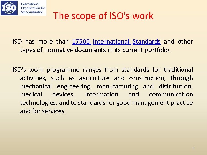 ISO Standards and Total Quality Management System By