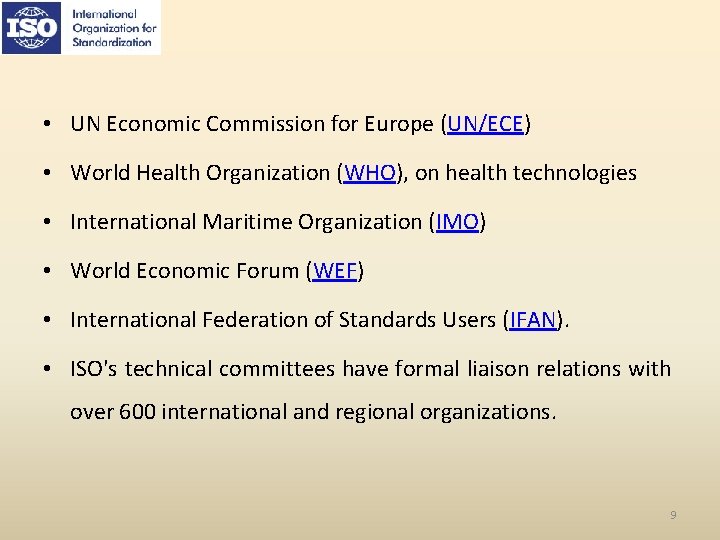 ISO Standards and Total Quality Management System By