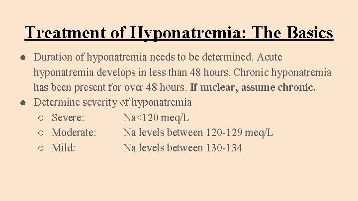 Water Homeostasis Hyponatremia James Brandes M D Carroll