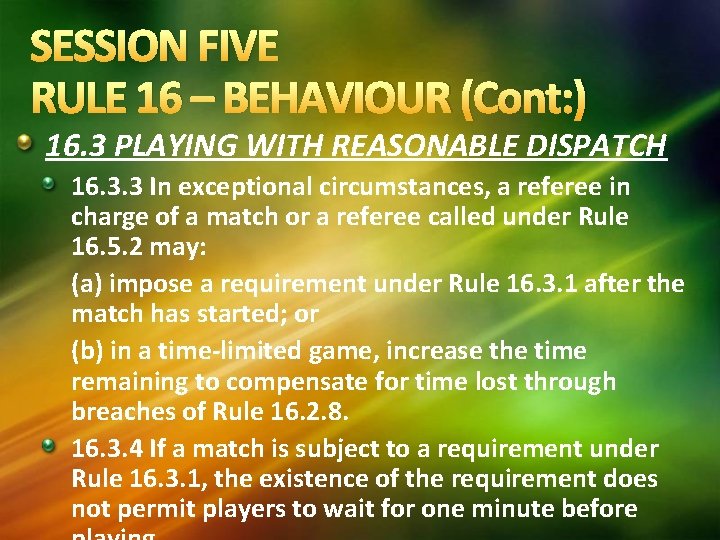 GOLF CROQUET RULES COURSE th WCF 5 EDITION