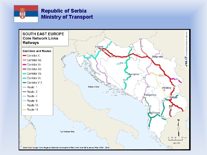 Republic of Serbia Ministry of Transport Railway in