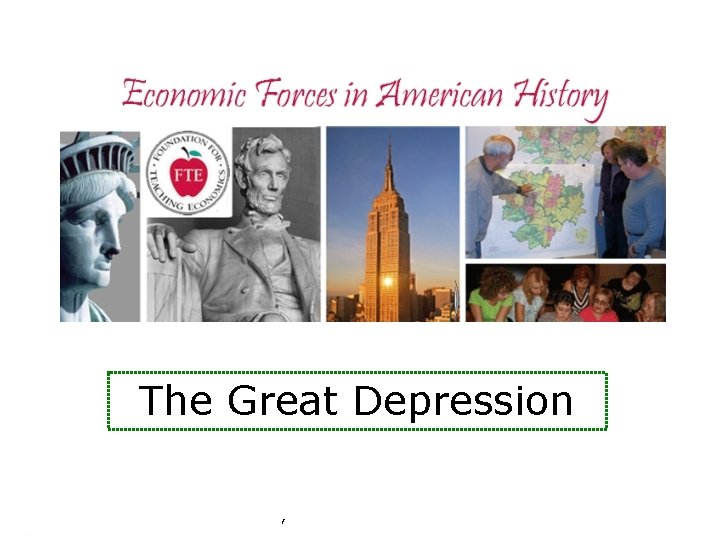 The Great Depression Economic Forces in American History