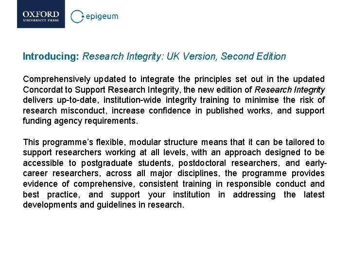 Research Integrity 2 0 UK Version An introduction