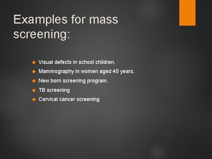 Prevention and Screening DONE BY FARIS ALHARBI FARES