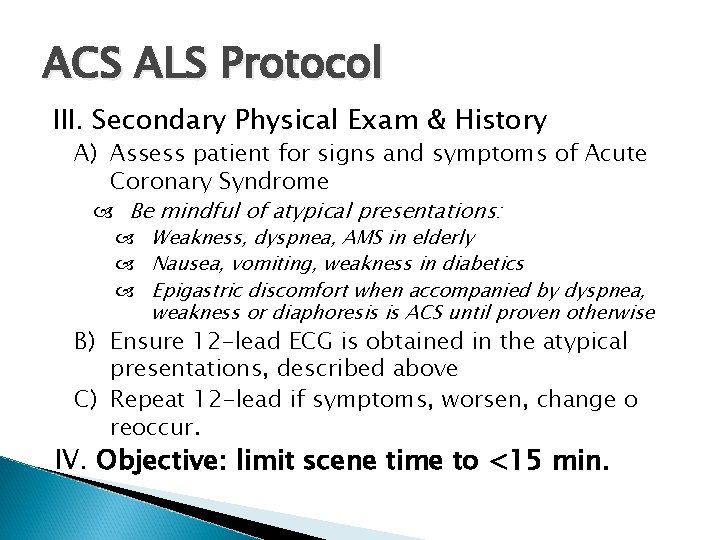The Role of EMS in Emergency Cardiac Stroke