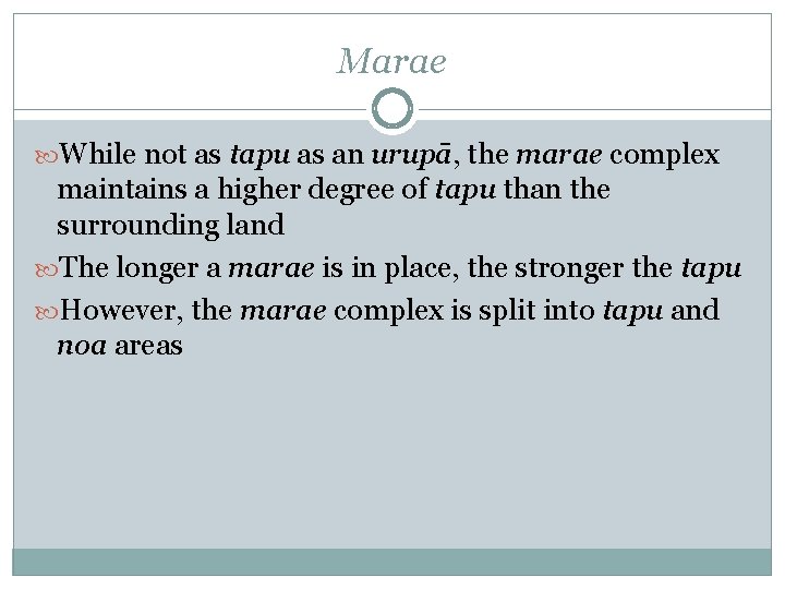 Ng tikanga o te marae SUZANNE DUNCAN TE