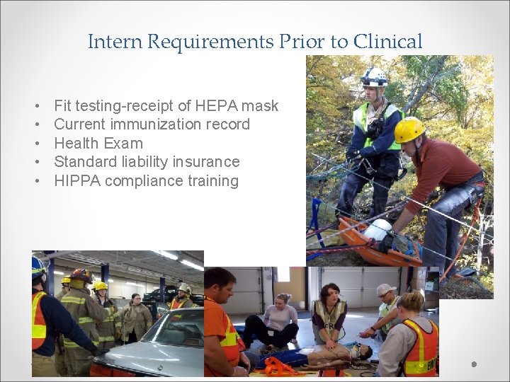 Paramedic Clinical Field Preceptor Training Thank you for