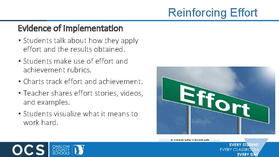 Reinforcing Effort and Providing Recognition Reinforcing Effort and