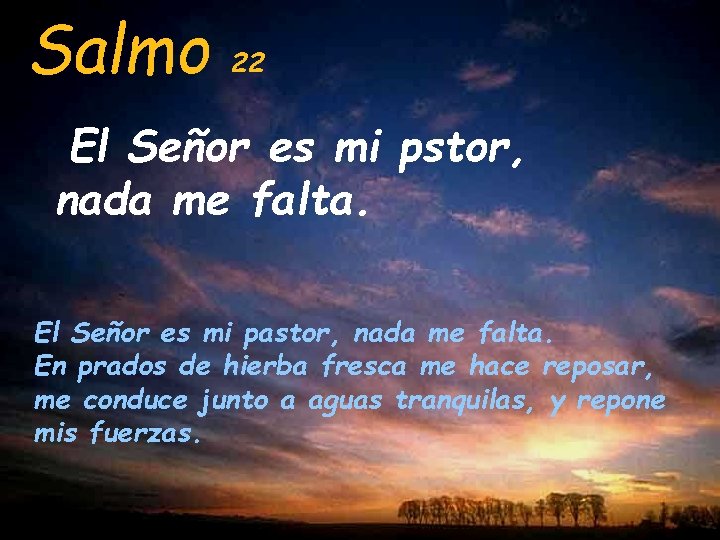 Msica Salmo 22 en hebreo 22 de julio