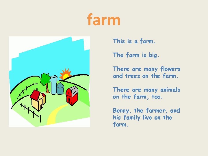 Farm Animals farm This is a farm The