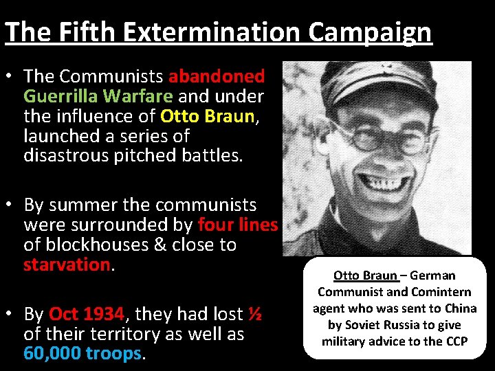 Warm Up Define CCP KMT Yanan Soviet What