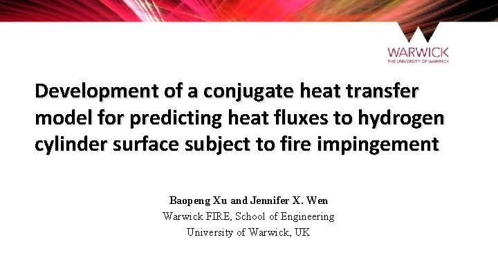Development of a conjugate heat transfer model for