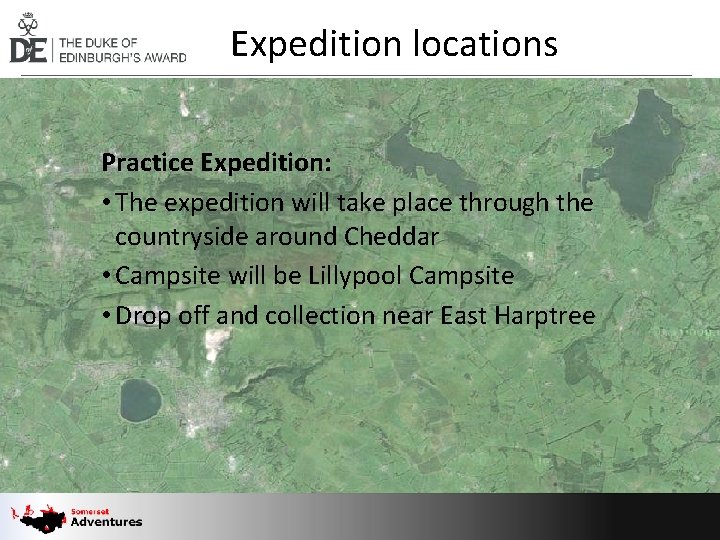 The Dof E Expedition Train in expedition skills