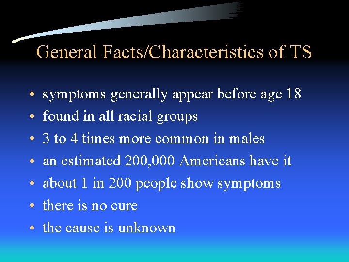 Tourettes Syndrome by Martha Coming Up What is