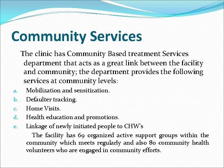 Kendu Adventist Hospital Comprehensive Support Centre Historical background