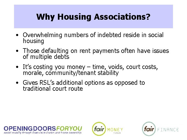 Muna Yassin Money Matters Project October 2007 Welcome