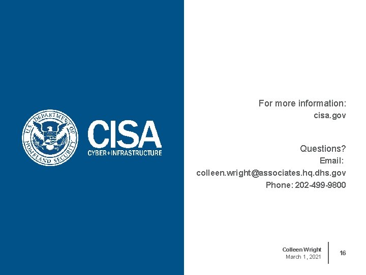 CISA CYBERSECURITY AND INFRASTRUCTURE SECURITY AGENCY EMERGENCY ...