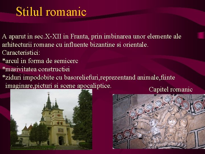 Arta Medievala STILURI Romanic Gotic Catedrala din Amiensstil