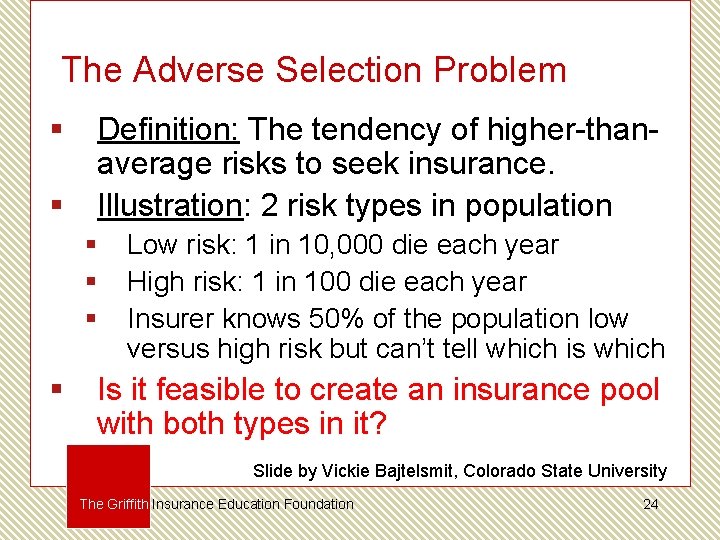 Basic Principles of Risk Management Insurance A Seminar
