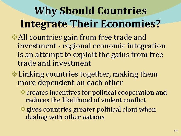 Chapter 9 Regional Economic Integration What Is Regional