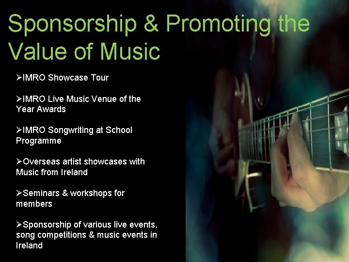 Irish Music Rights Organisation Set up for music