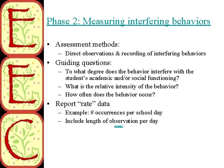 Functional Behavior Assessment The General Process Troup County