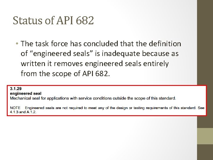 API 682 Shaft Sealing System for Centrifugal Rotary