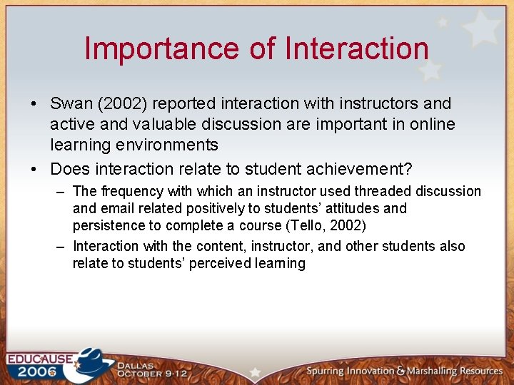 Verbal Immediacy Effective Online Interactions Credence Baker Kim