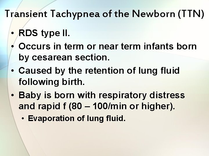 Neonatal Diseases MODULE E Objectives Identify the key