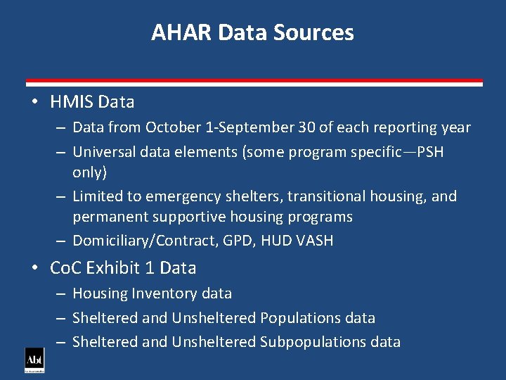 Overview and Introduction to HMIS Concepts VA Community