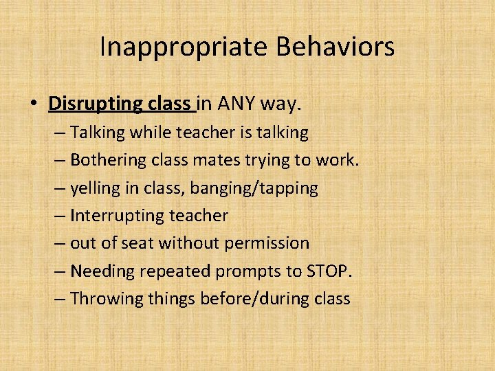 Team Yale Behavior Expectations Quality Points This meeting