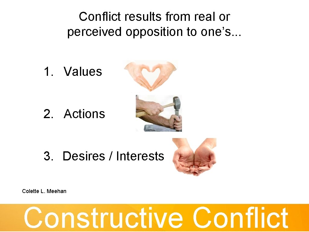 Constructive Conflict Our lives and everything we do